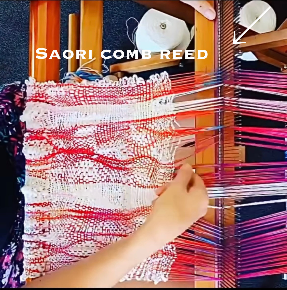 Saori Comb Weaving Reed for Special Effects With Warp Yarns Without ...