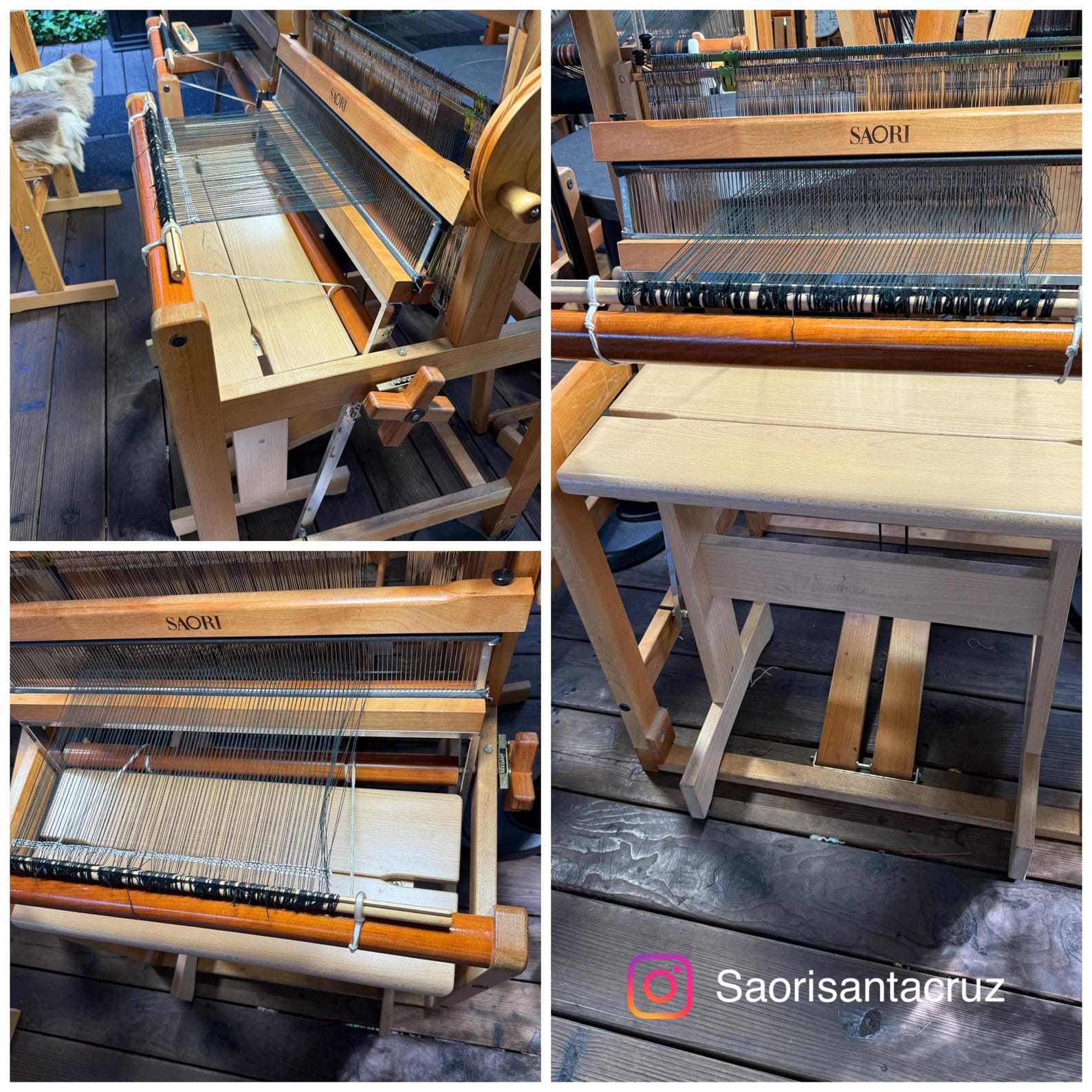Louet Loom Bench Sturdy Safe Sitting, Lite Weight , Can Slide Inside ...