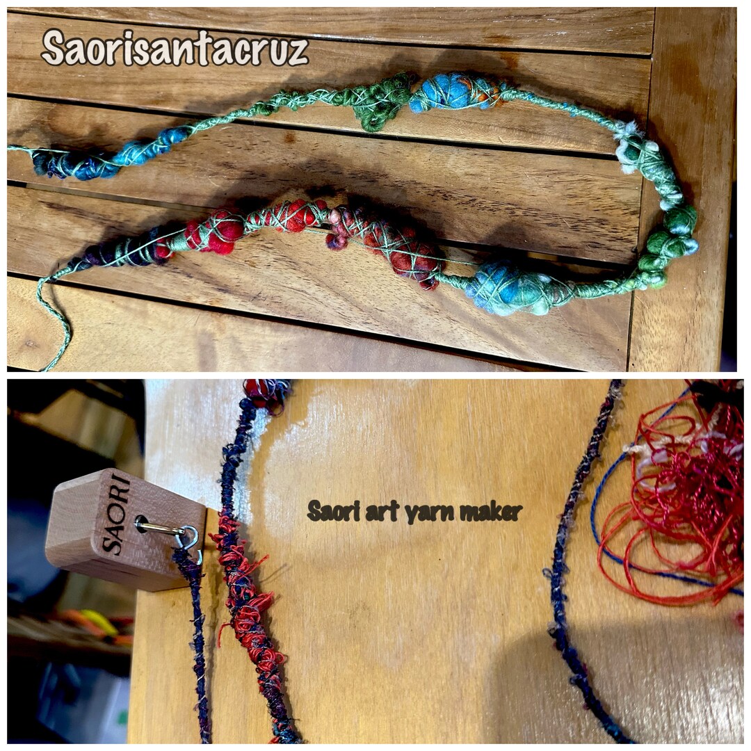 Saori Art Yarn Maker in Stock Ready to Ship Today Make Unique Wefts ...