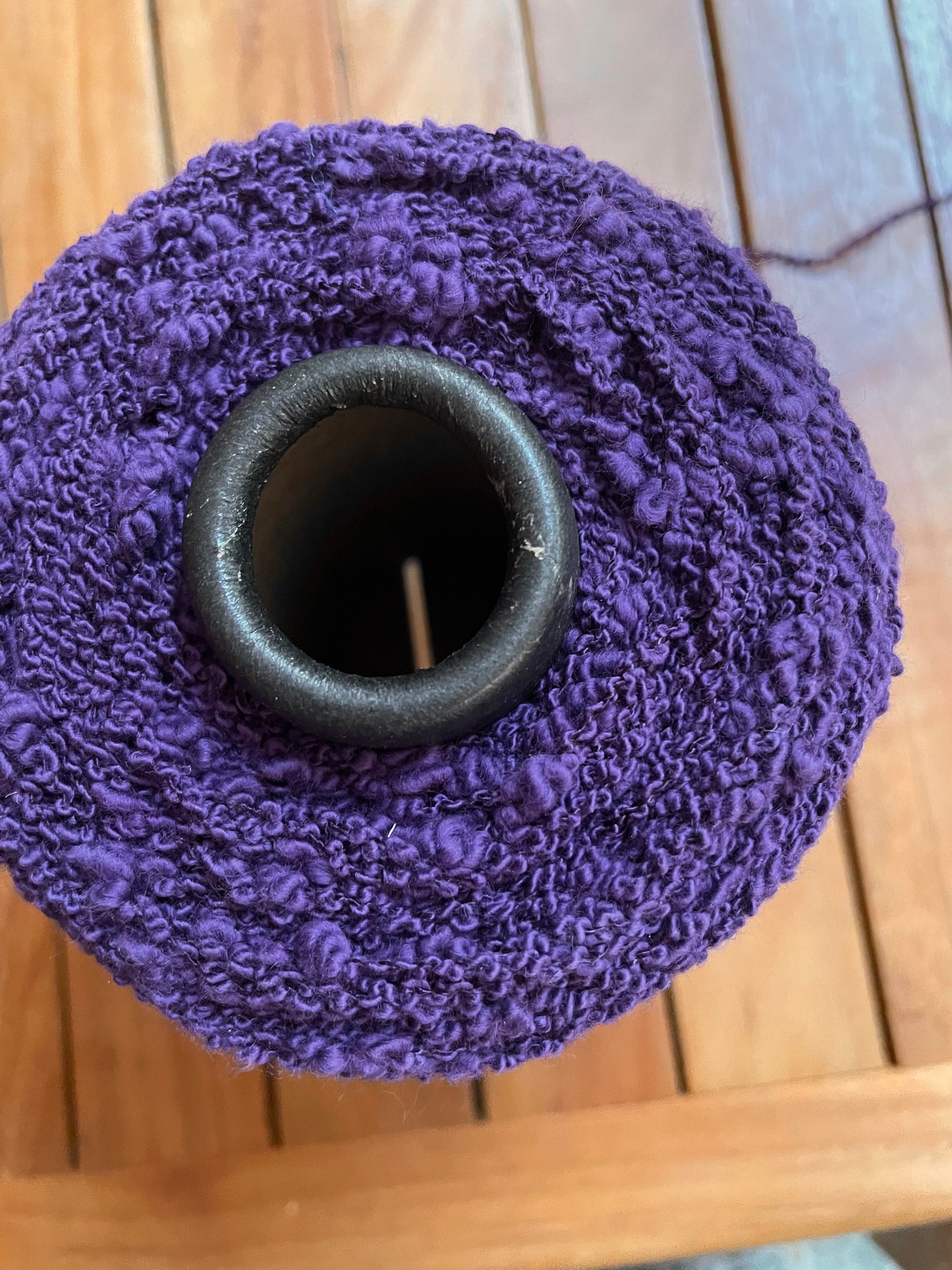 Bulky Cotton Blend Nubby Textured Yarn Purple Machine | Etsy