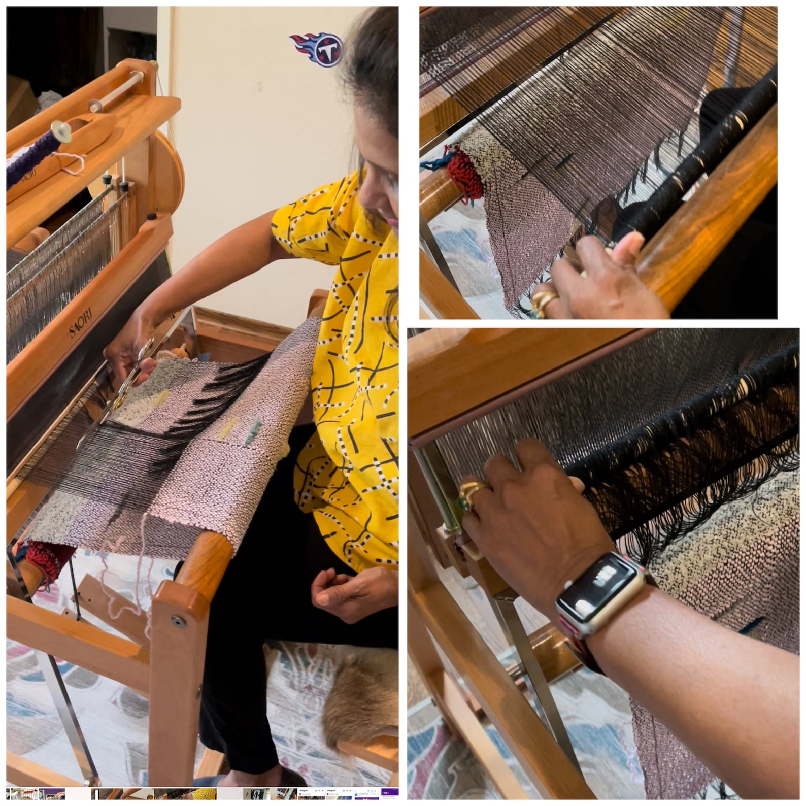 Saori Weaving Tying Rod for Clipping Warps 3 Sizes Clip Warp and Cut No ...