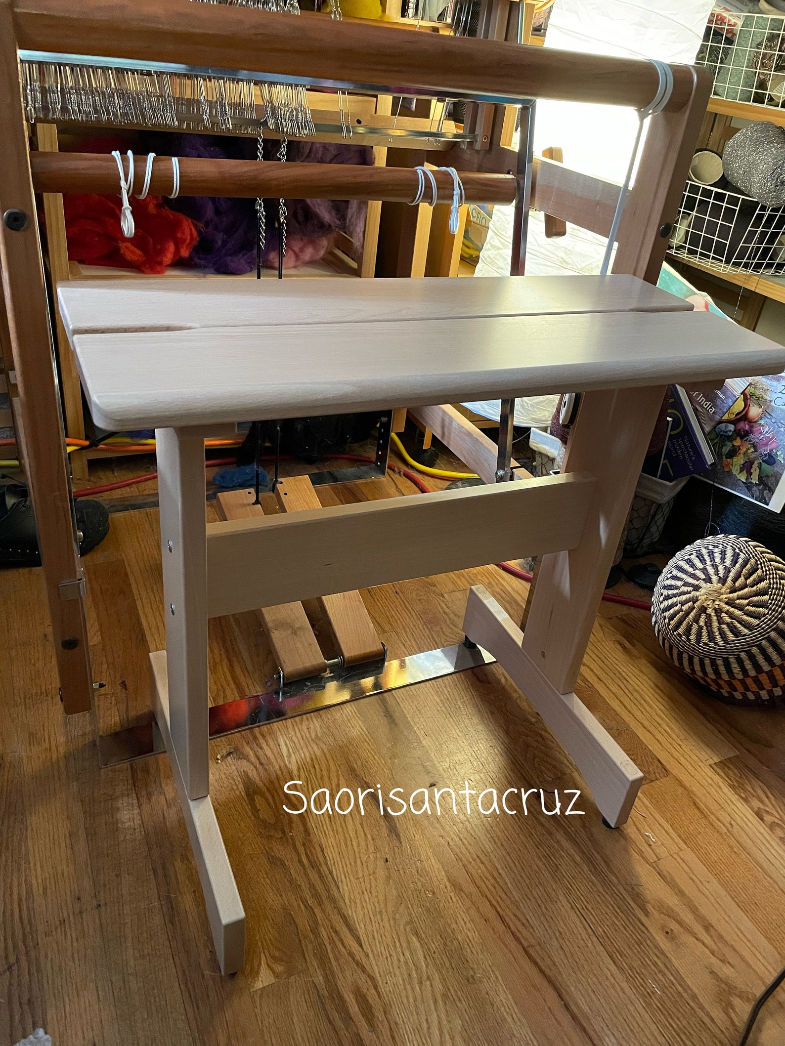 Louet Loom Bench Sturdy Safe Sitting, Lite Weight , Can Slide Inside ...