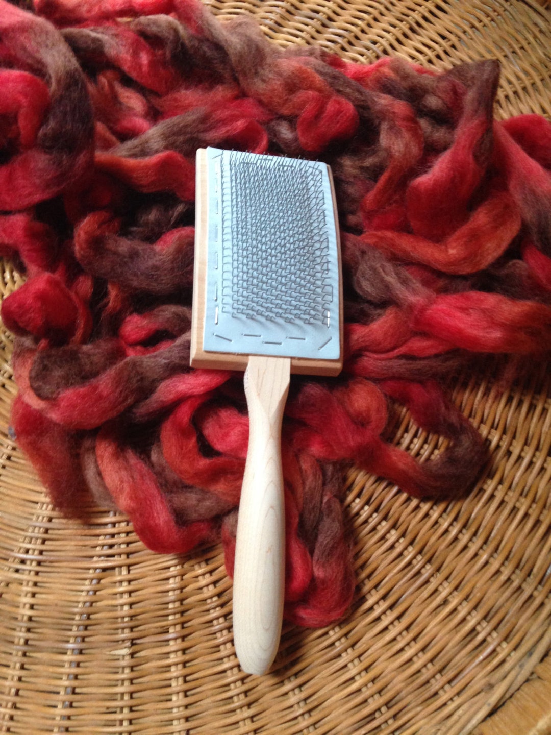 Flicker Clemes and Clemes Flick Wool Carder Also Cleans Drum Carder Too ...