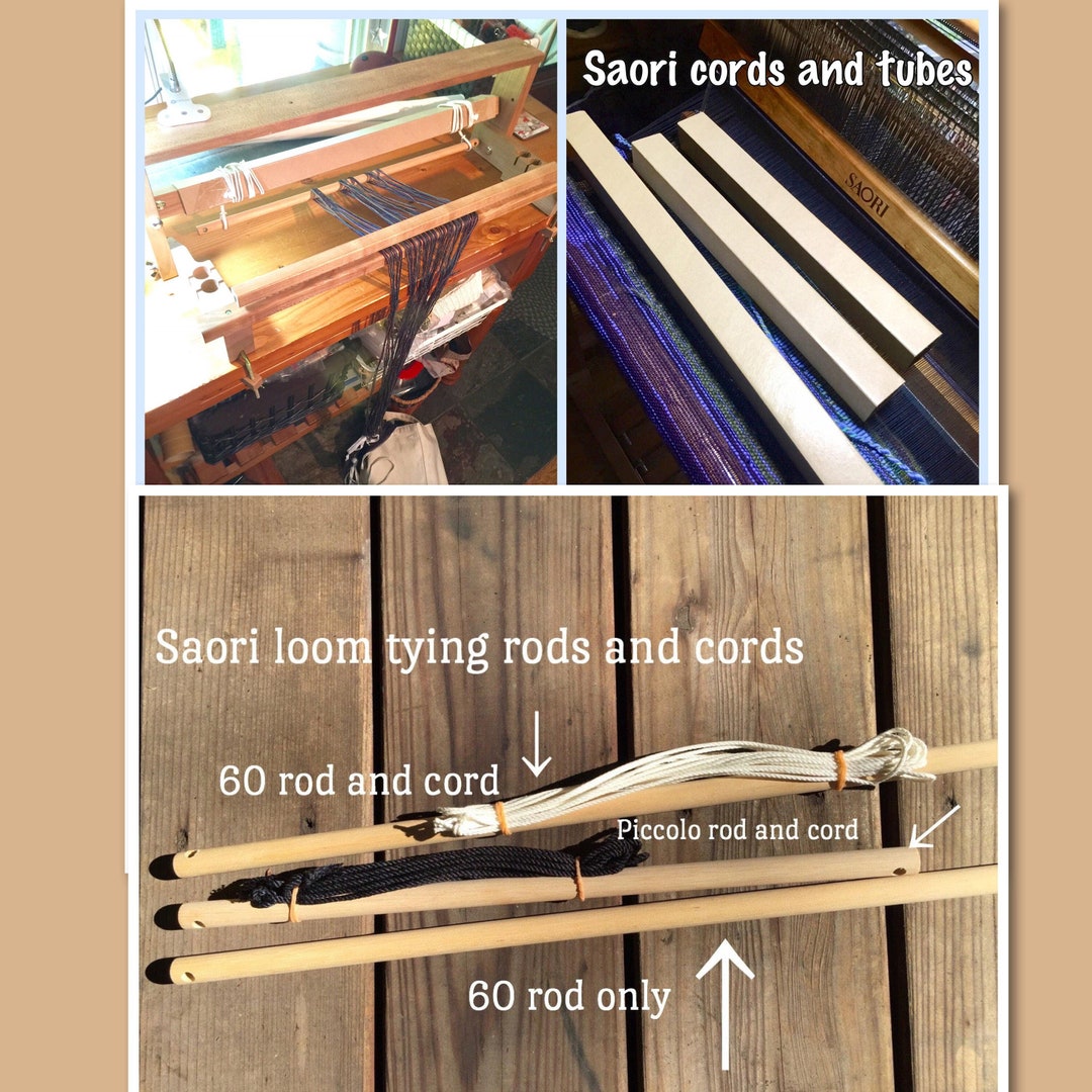 Saori Loom Choose,tying Cords,cardboard Square Pipes/tubes,rods for ...