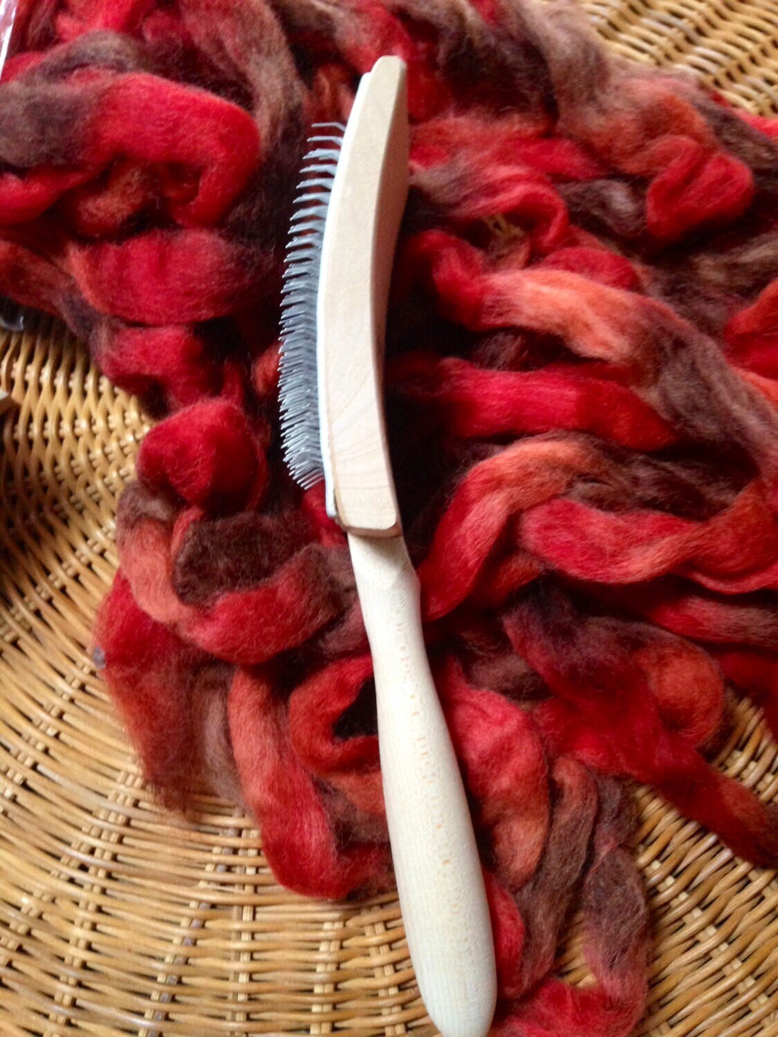 Flicker Clemes and Clemes Flick Wool Carder Great for Opening up Fleece ...