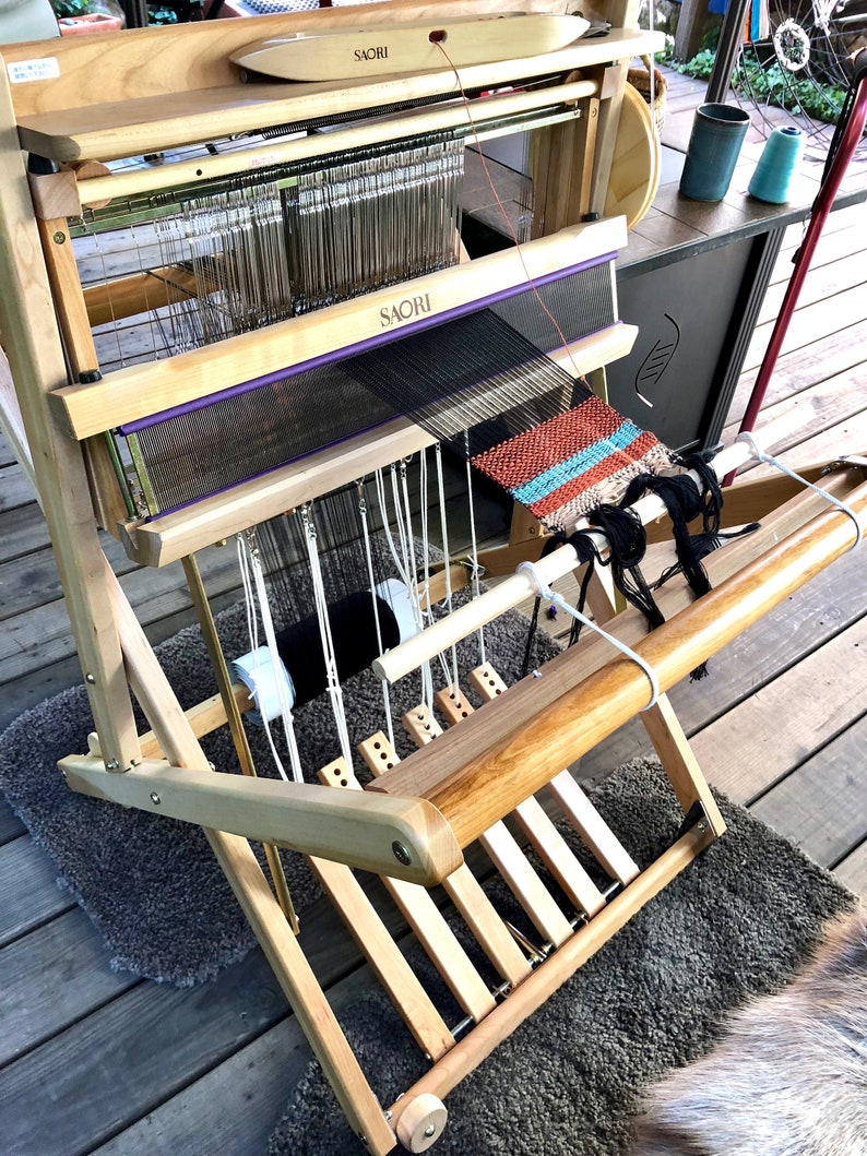 Wooden Loom Wheels Set for the WX60 Wx90 Folding Saori Looms ...