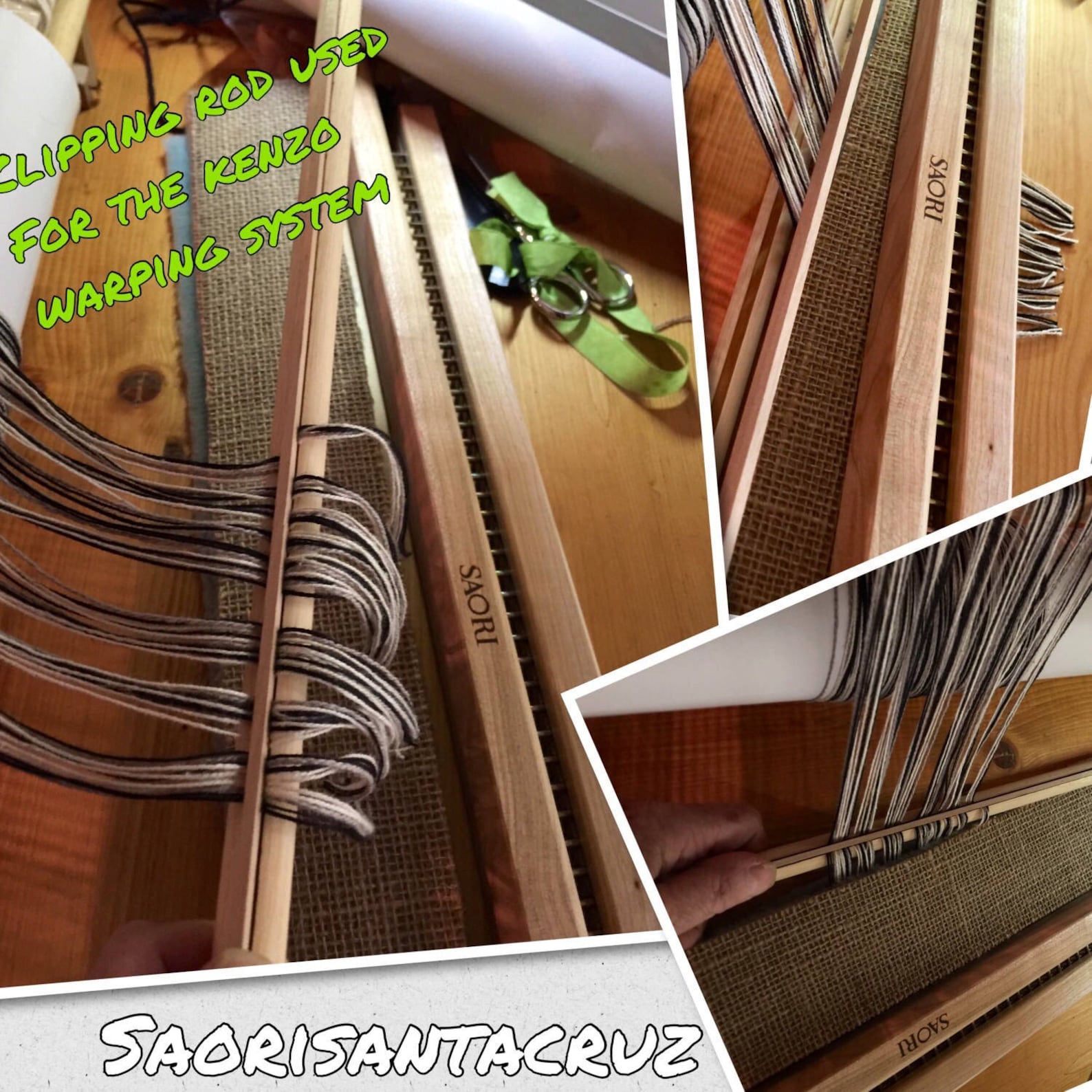 Saori Weaving Tying Rod for Clipping Warps 3 Sizes Clip Warp and Cut No ...