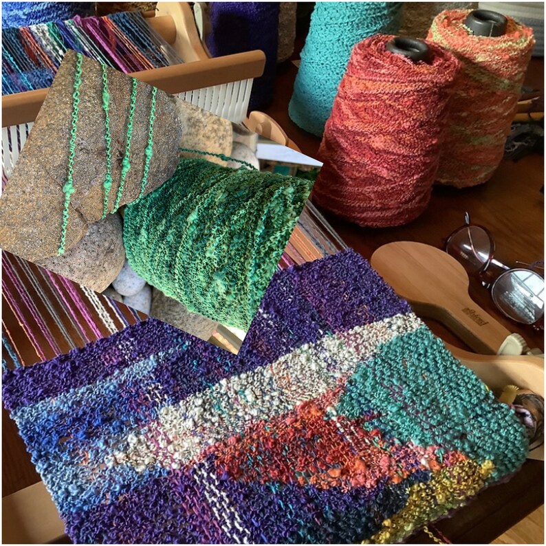 Bulky Cotton Blend Nubby Textured Yarn greens Machine - Etsy