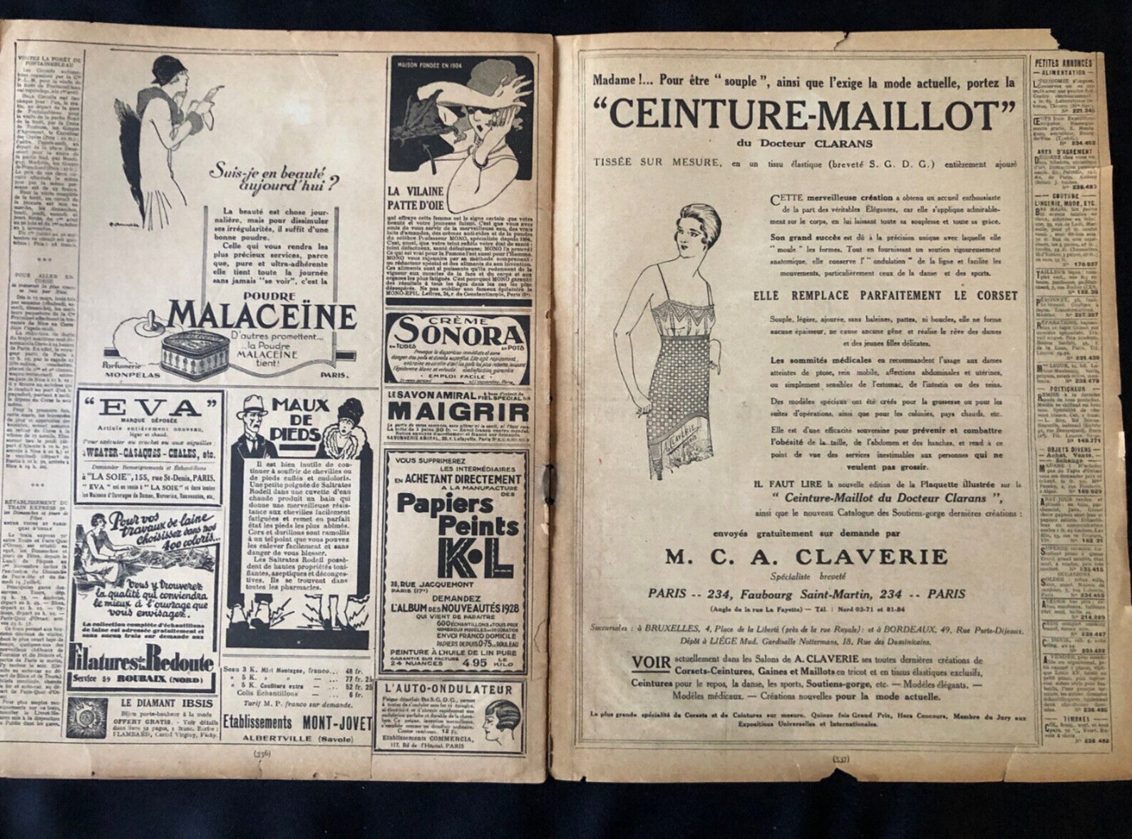 Mode Pratique 1928 Vtg French Fashion Magazine Art Deco Flappers Sewing ...