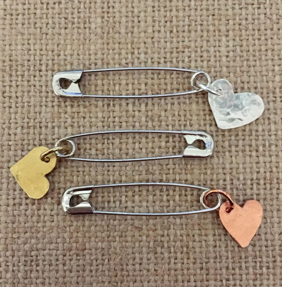 SAFETY PIN With Hammered Heart Noh8 Stronger Together I m With You You Are Safe I Have Your Back Useful Gift Unity Etsy