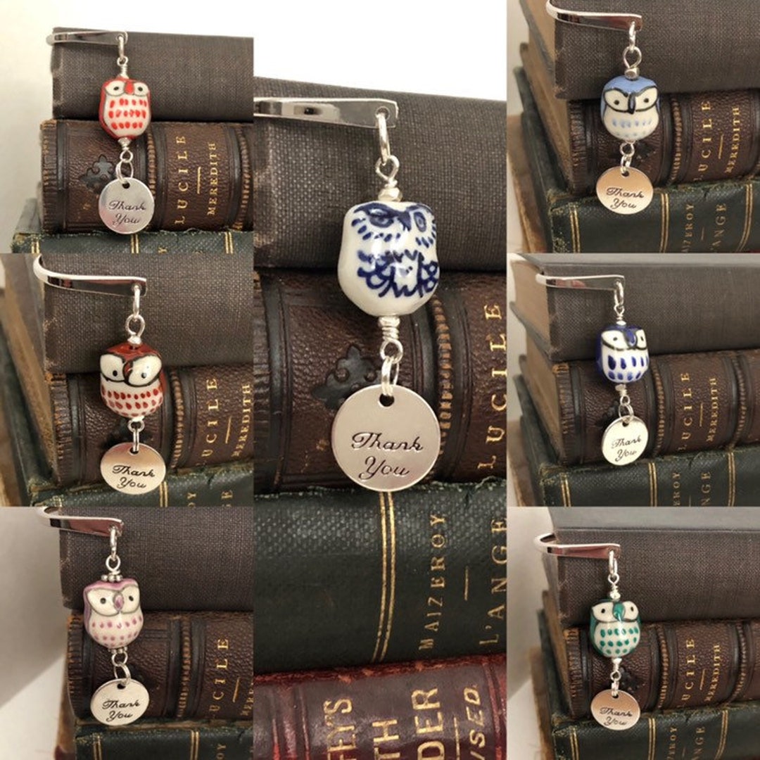 Owl Bookmark, Teacher Thank You, End of the Year Gift, Book Club ...