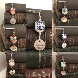 Owl Bookmark, Teacher Thank You, End of the Year Gift, Book Club ...