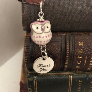 Owl Bookmark, Teacher Thank You, End of the Year Gift, Book Club ...