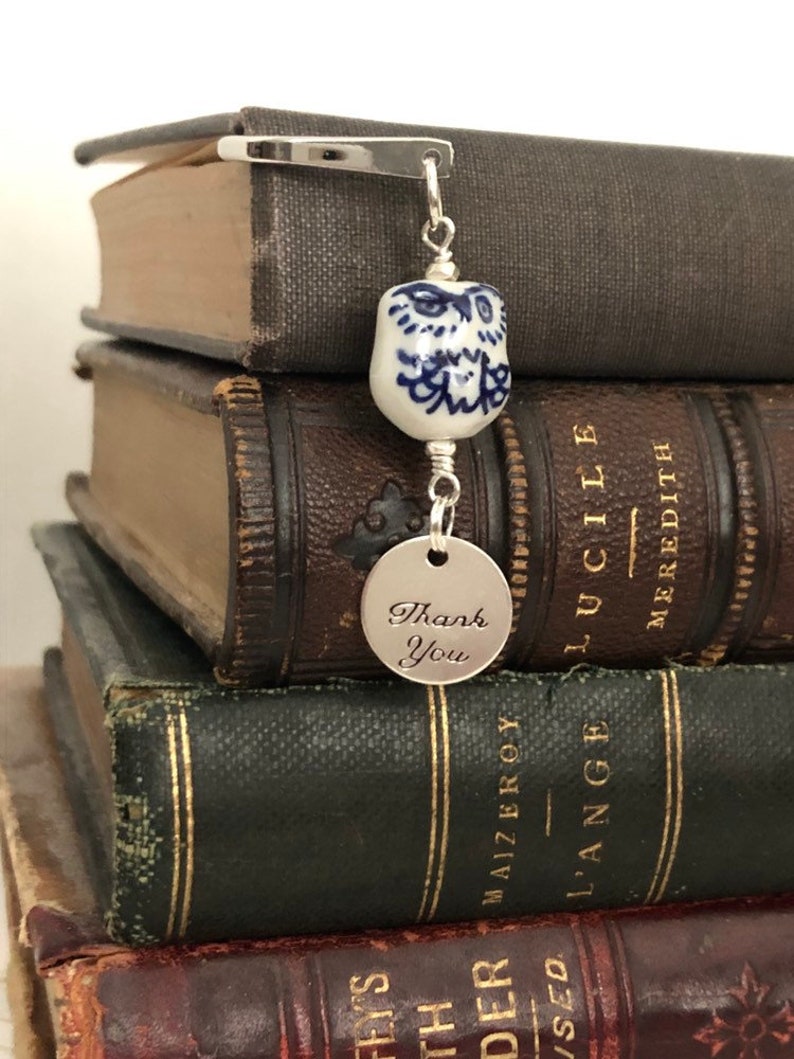 Owl Bookmark, Teacher Thank You, End of the Year Gift, Book Club ...
