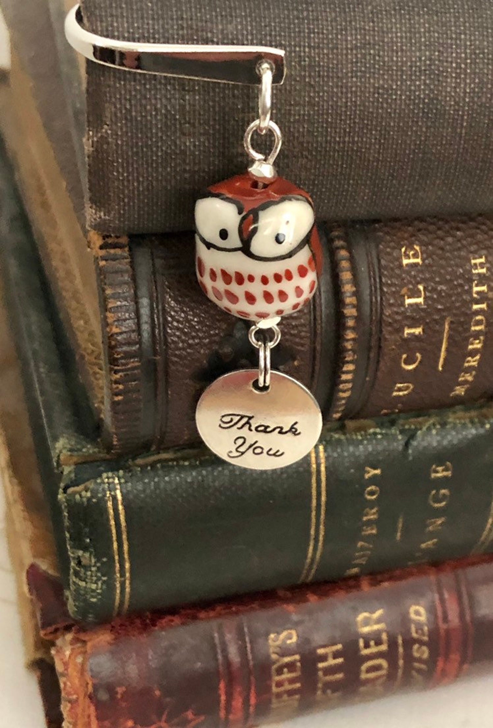 Owl Bookmark, Teacher Thank You, End of the Year Gift, Book Club ...