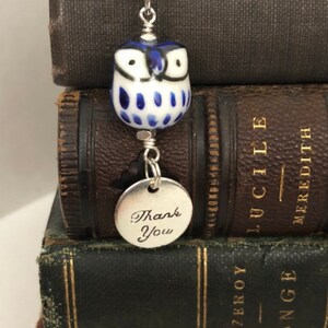 Owl Bookmark, Teacher Thank You, End of the Year Gift, Book Club ...