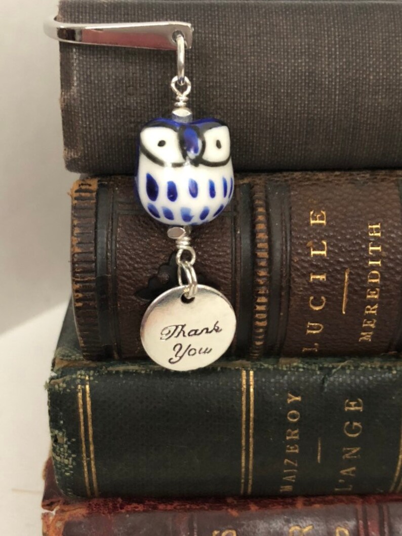 Owl Bookmark Teacher Thank You End of the Year Gift Book - Etsy