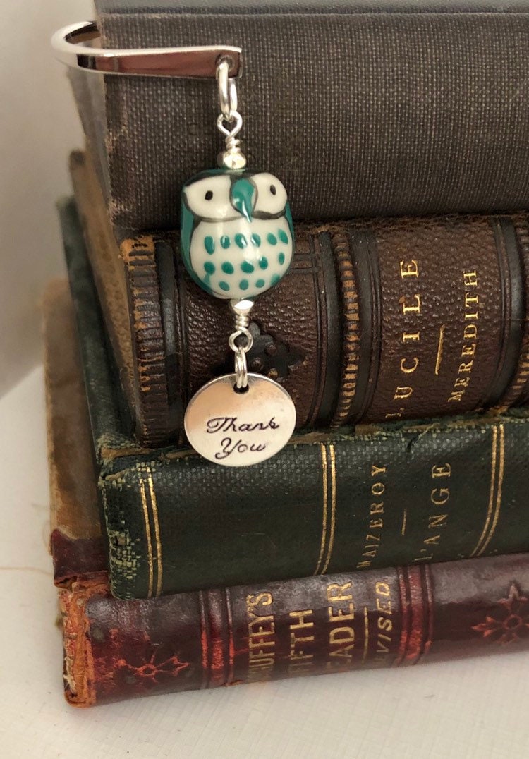 Owl Bookmark Teacher Thank You End of the Year Gift Book | Etsy