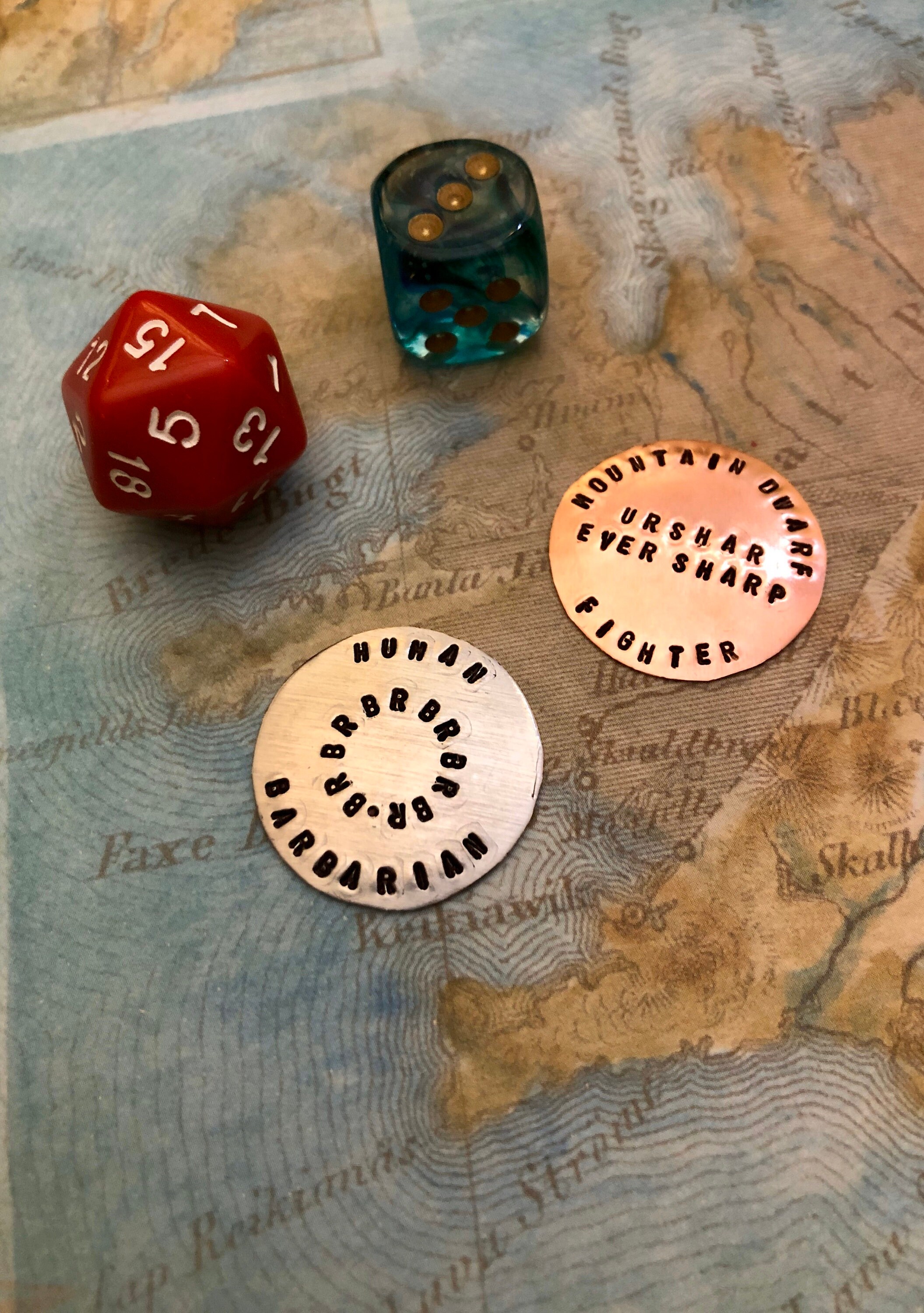 CUSTOM D&D Character Tokens Personalized DnD Character | Etsy