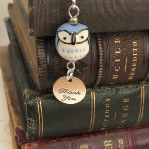 Owl Bookmark, Teacher Thank You, End of the Year Gift, Book Club ...