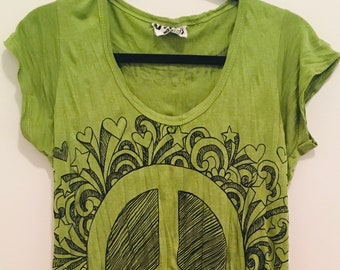 Peace Sign Dress - Etsy