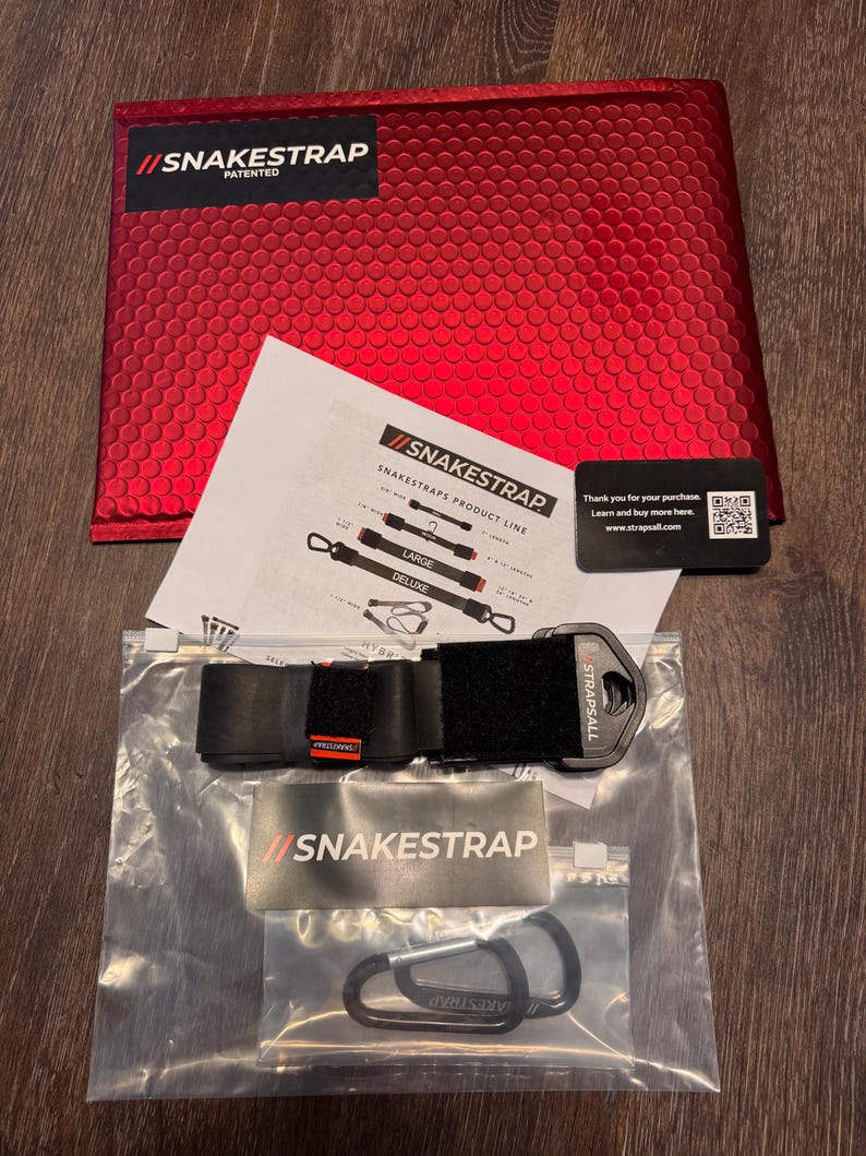 Rubber Grip Carabiner Tie Down Straps, 3-pack, Truck & Cargo Management ...