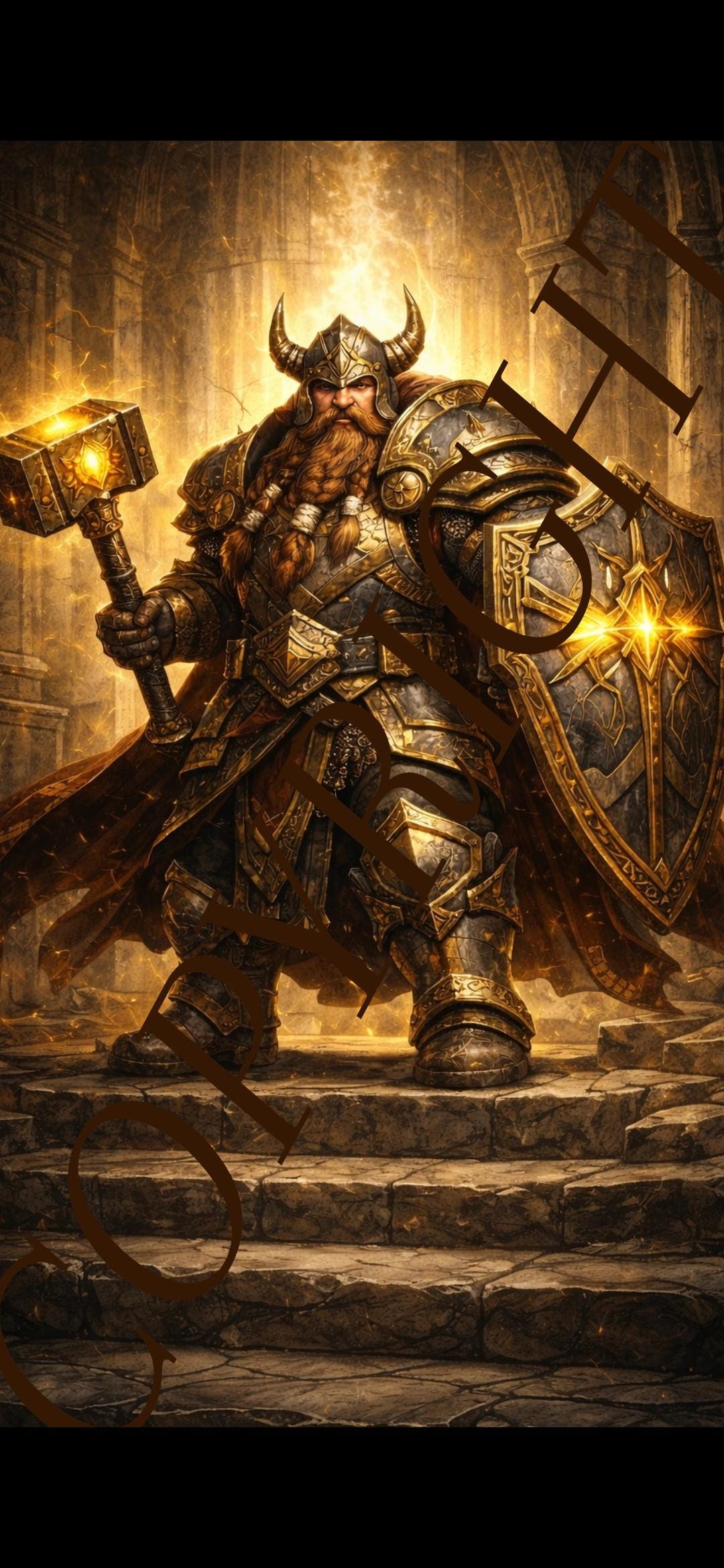 Thorin Ironveil Original Fantasy Dwarf Character Template (RPG Use) - Etsy