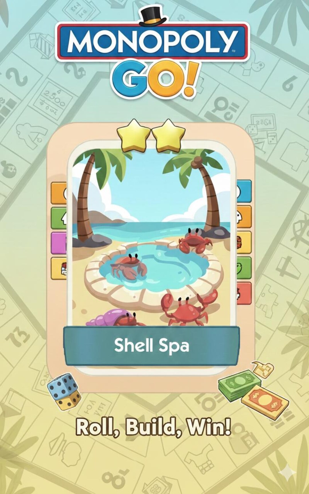 Monopoly Go Sticker 2 Star Shell Spa ( Set 7 ) Instant Delivery - Etsy