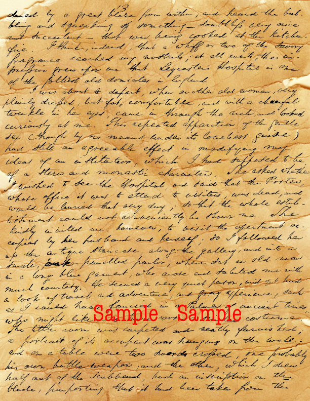 Old Handwritten Script Handwriting Texture PNG Background | Etsy