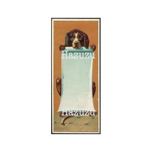 Dog Banner Label PNG Clip Art Vintage Transparent Background Digital ...