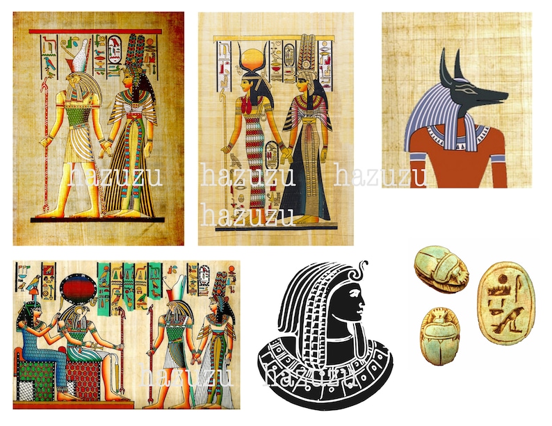 Ancient Egypt Printable Paper Pack Bundle Egyptian Paper - Etsy