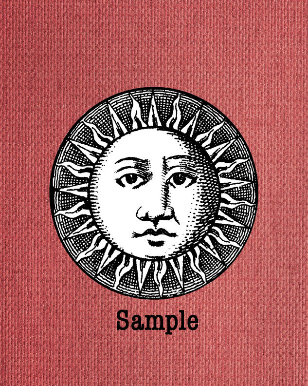 MEDIEVAL SUN PNG Celestial Clip Art Transparent Background - Etsy Canada