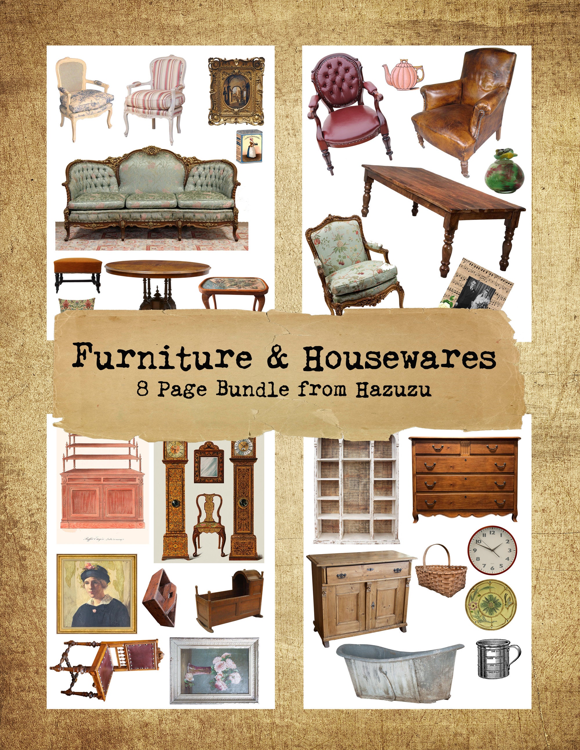 Paper, Party & Kids FURNITURE & HOUSEWARES Bundle Printable chairs ...