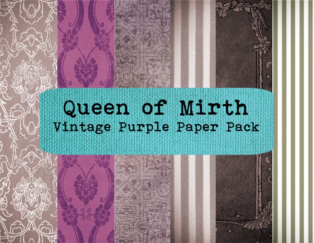 Vintage Purple Papers Bundle Background Texture Grunge Scrapbooking ...