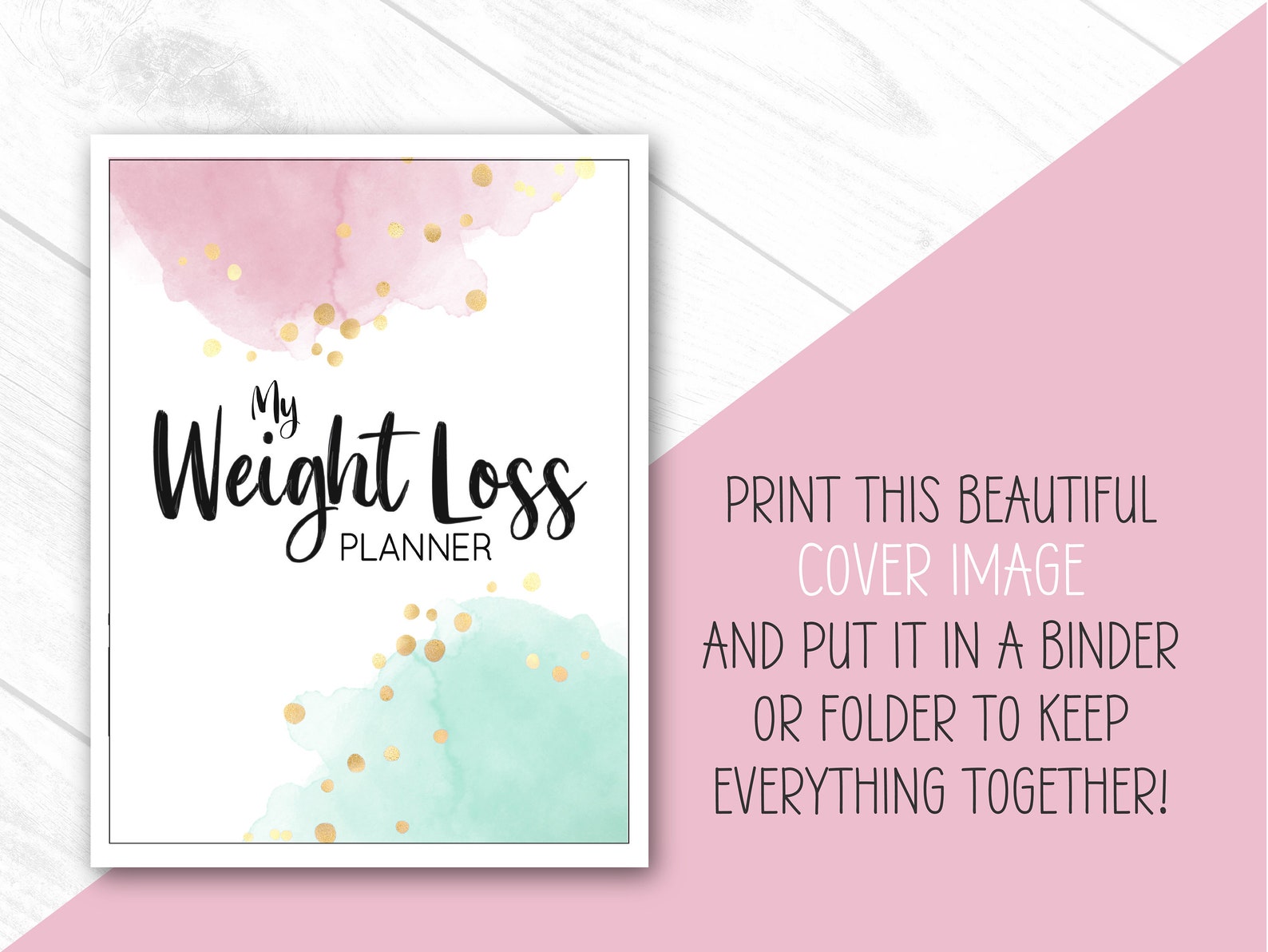 Weight Loss Journal, Weight Loss Tracker, Weight Loss Printable, Weight ...
