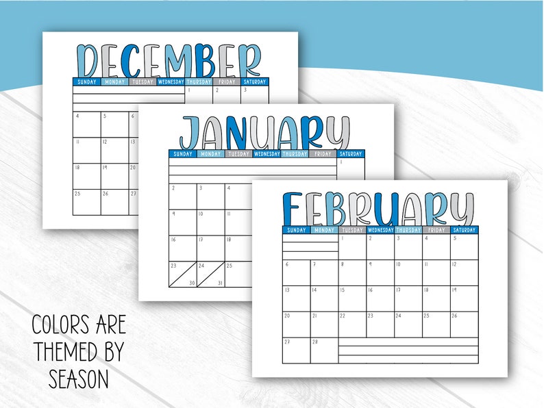2023 Calendar Printable, 2023 Printable Calendar, Calendar 2023, 2023 ...