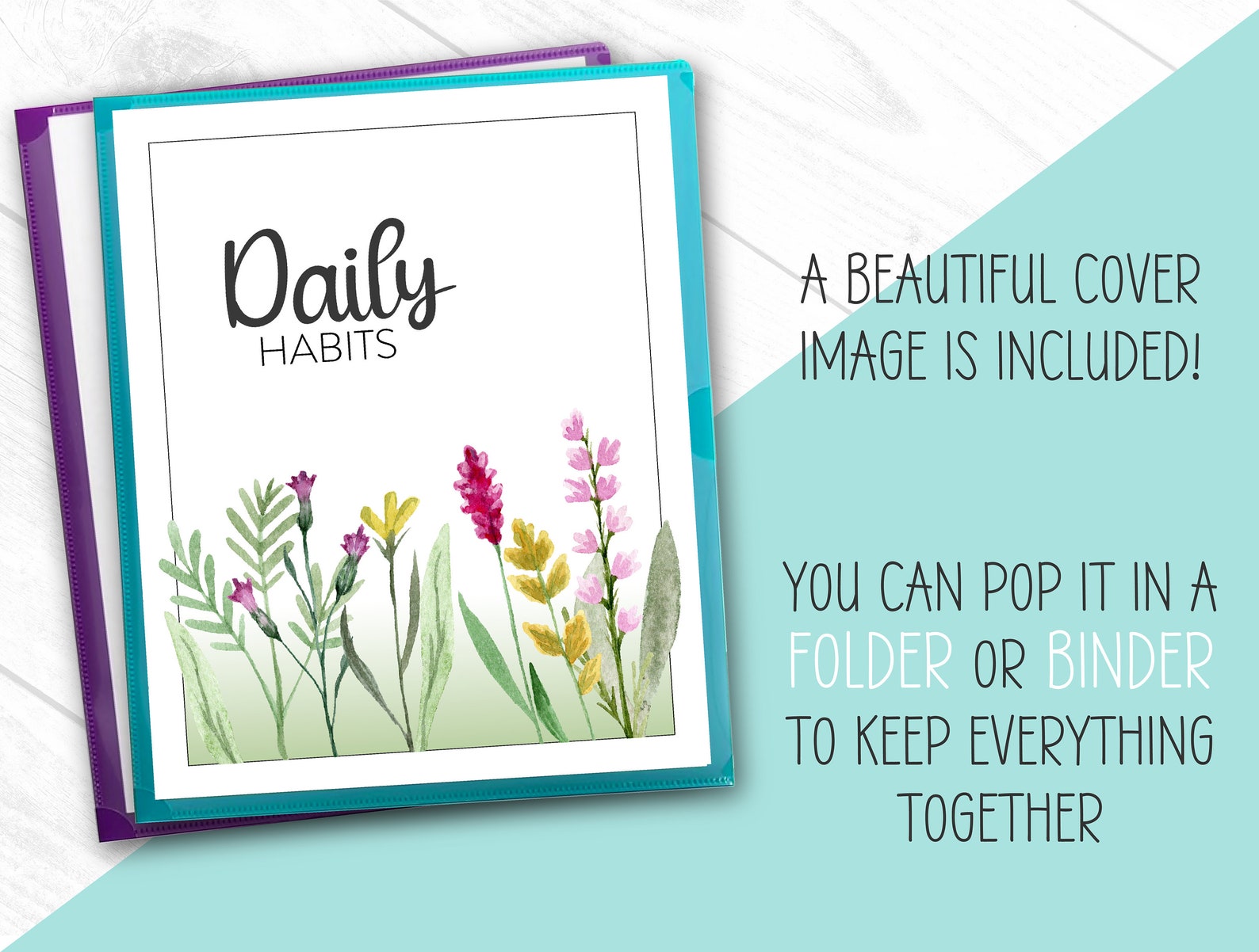 Daily Habit Tracker EDITABLE & PRINTABLE, Habit Log, Habit List, Habit ...