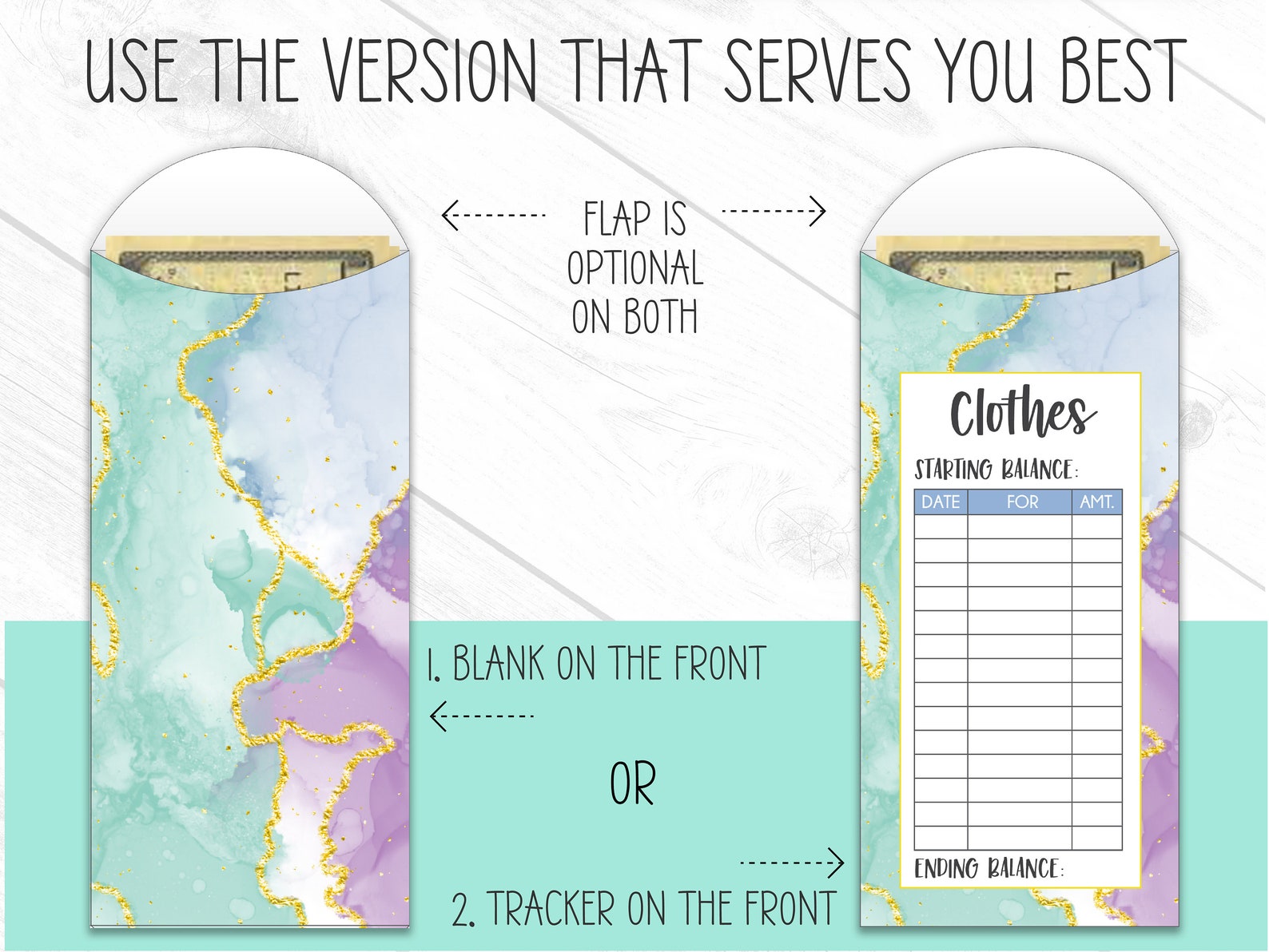 Cash Envelopes PRINTABLE EDITABLE Cash Envelope System - Etsy