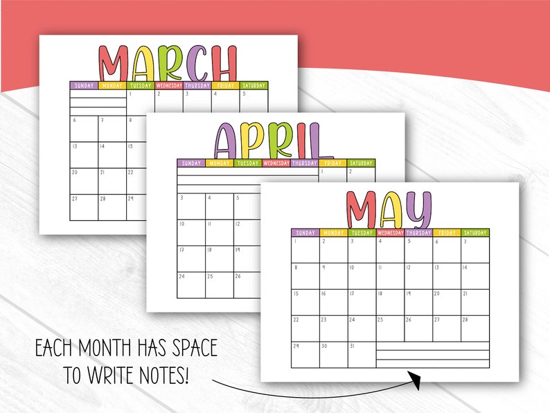 2023 Calendar Printable, 2023 Printable Calendar, Calendar 2023, 2023 ...