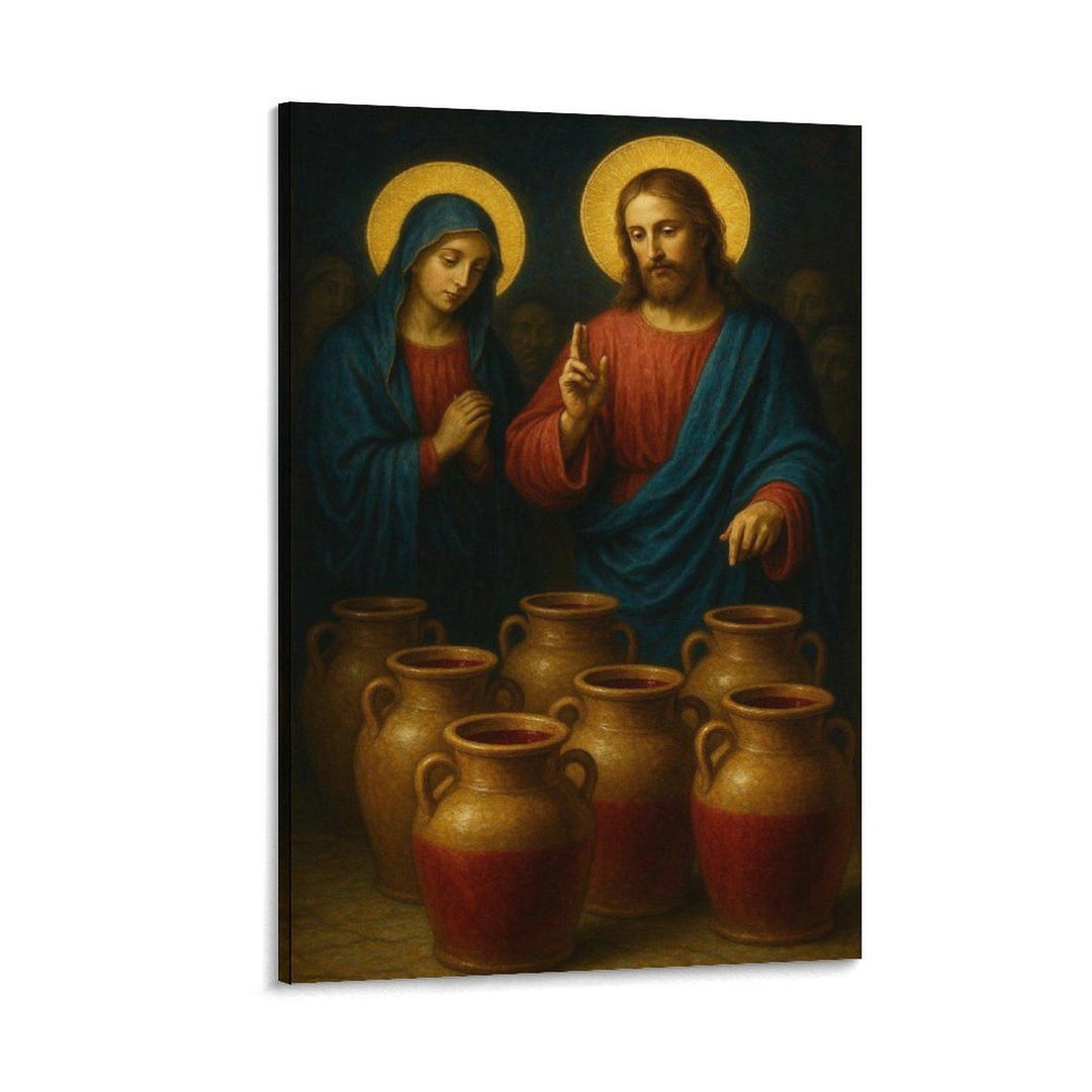 The Miracle of the Wedding at Cana in the Biblewall Art Prints, Modern ...