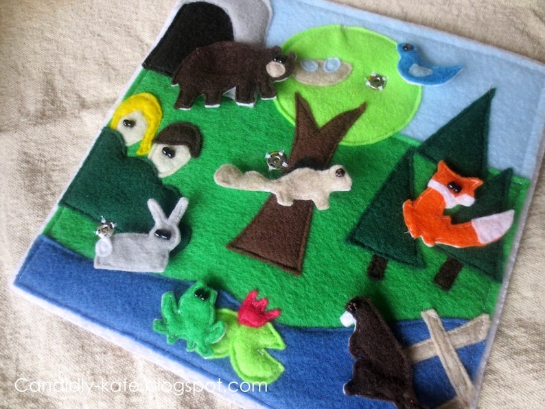 PDF Pattern: Adam and Eve and the Garden of Eden Bible Story Quiet Book ...