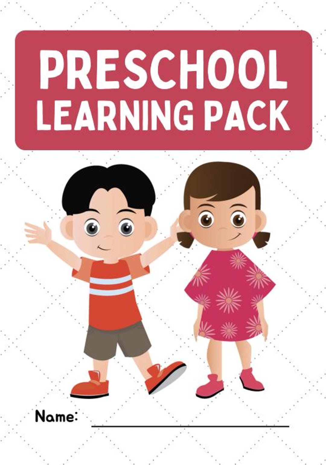 Preschool Workbook Printable | Alphabet & Number Worksheets | Cutting ...