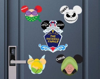 Our 1st Disney Cruise Ship Name Tag Family Magnet Personalized Disney ...