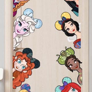 Disney Inspired Princess Side Door Magnet for Disney Cruise Door, Elsa ...