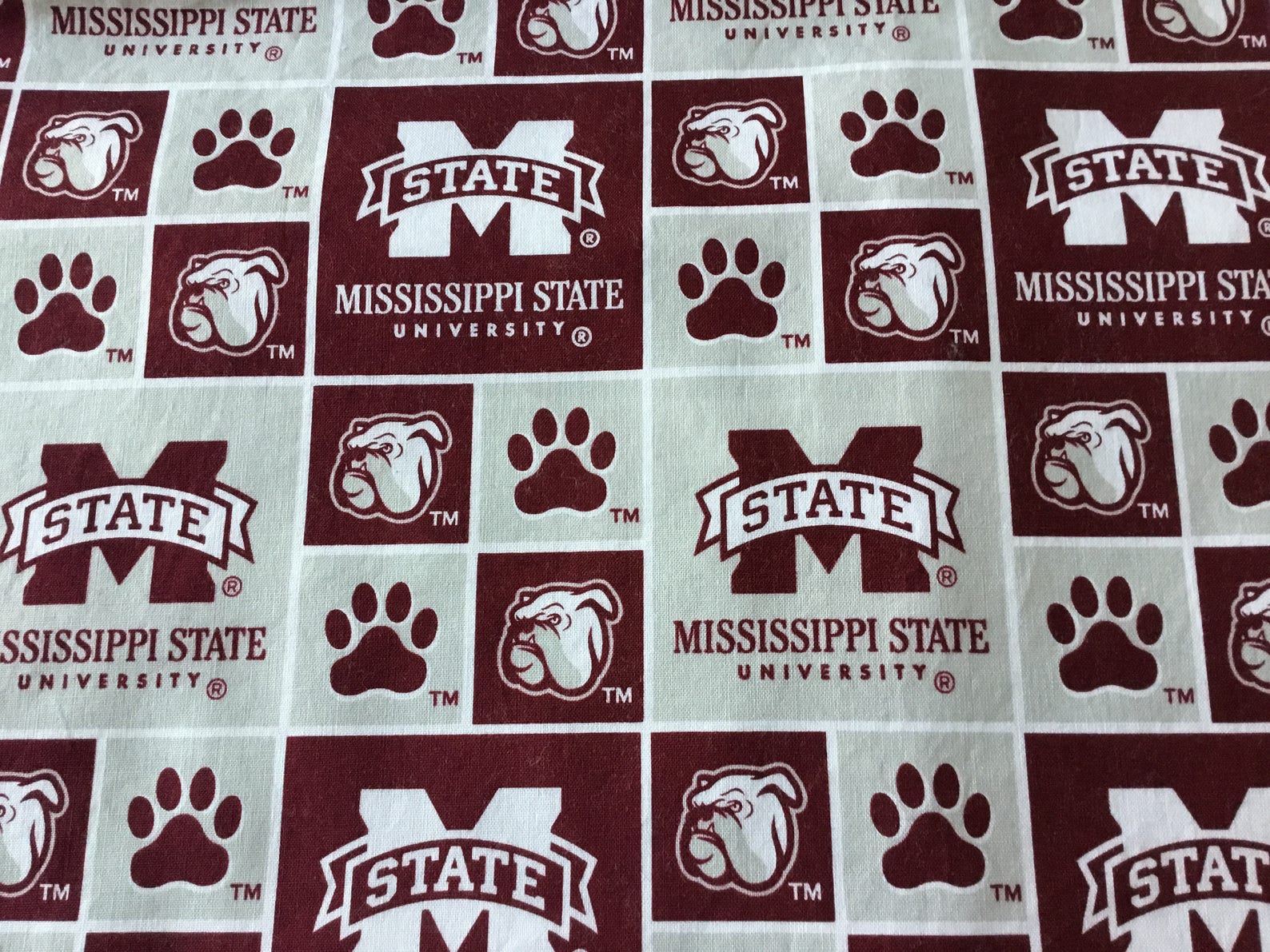 MS State Baby Blanket Bulldogs Blanket Lovey Blanket Sports - Etsy