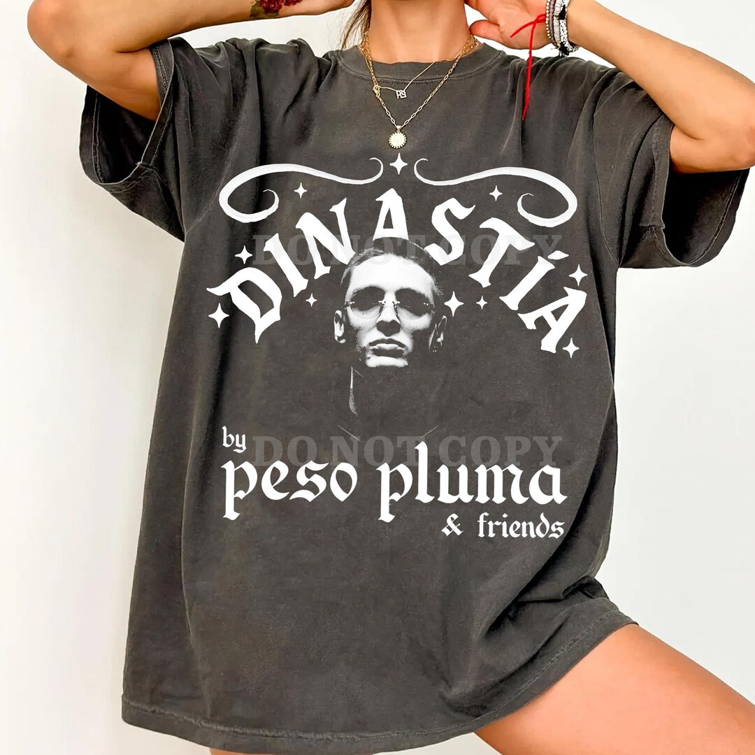Comfort Colors Peso Pluma & Friends Tour T-shirt - Dinastia Graphic Tee ...