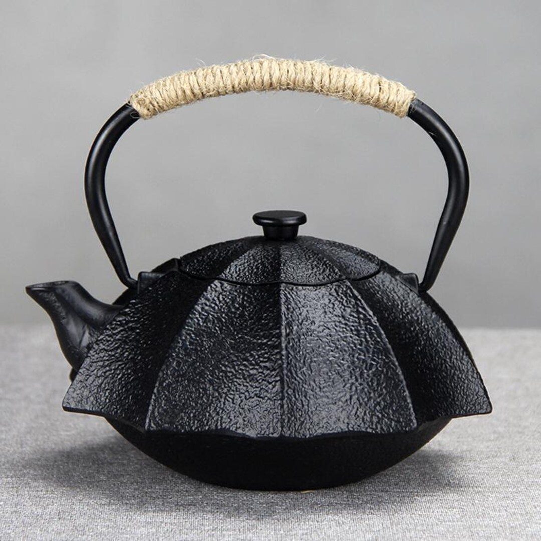 Embossed Umbrella-shaped Plain Teapot | Open Flame Water Kettle ...