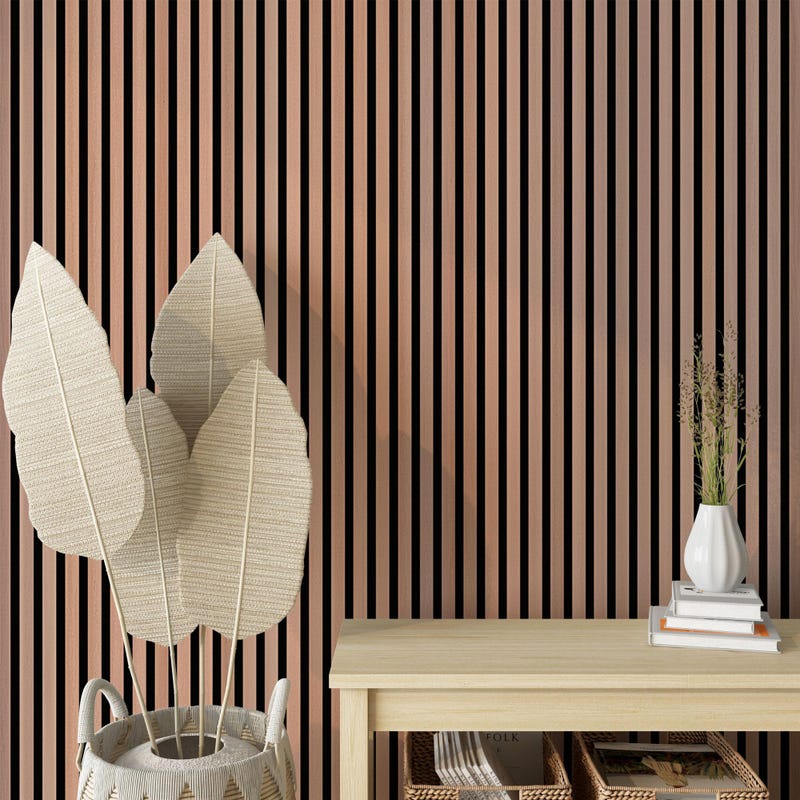 Wooden Striped Wall Panels - Etsy
