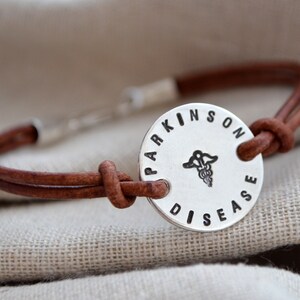 Medical Alert Disc Bracelet - Custom - Personalized - Hand Stamped ...