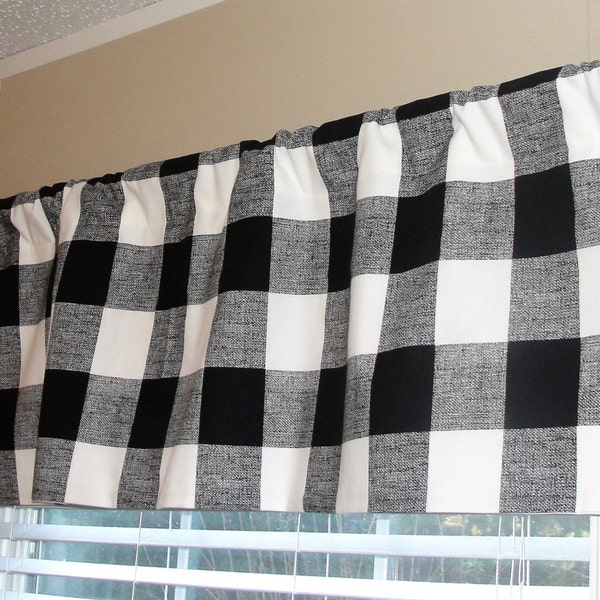 Buffalo Check Curtains - Etsy